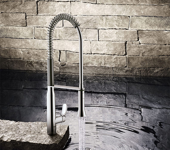Grohe K7 Mono Kitchen Sink Mixer Tap With Metal Lever - 32950000