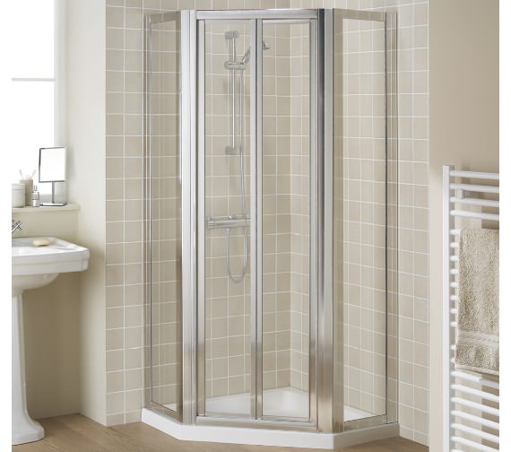 Lakes Classic Bi Fold Or Pivot Door Pentagon Shower Enclosure Lpe34 40s