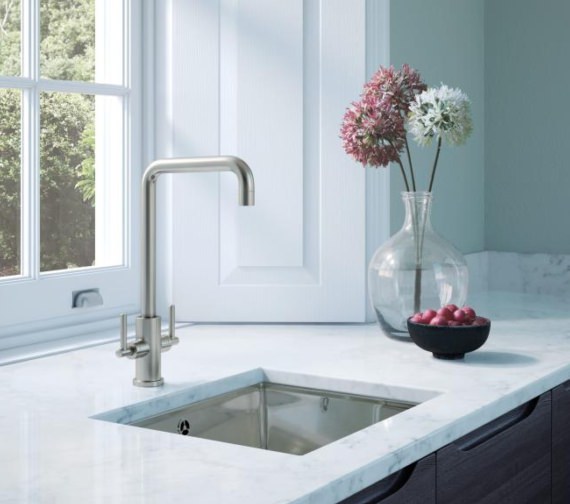 Vado Spirit Stainless Steel Mono Kitchen Sink Mixer Tap