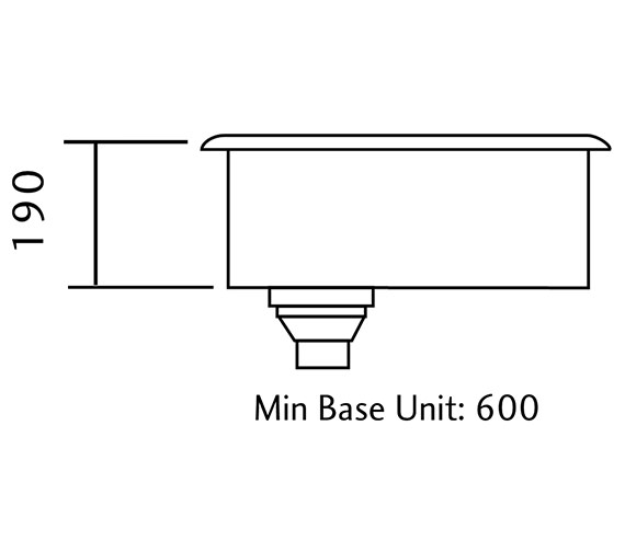 Rangemaster Atlantic Classic 490 x 460mm Stainless Steel 1.0B ...
