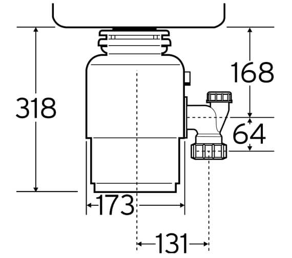 Insinkerator Model 56 Food Waste Disposal - ISE56