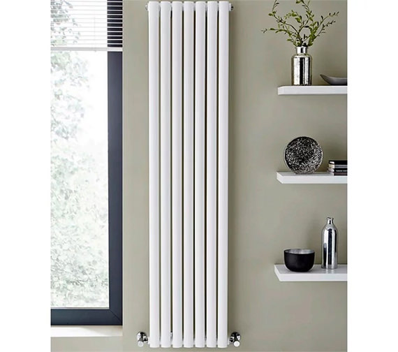 Kartell K-Rad Aspen Single Sided Vertical Designer White Radiator ...