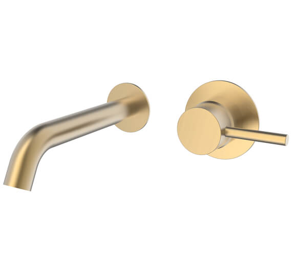 Saneux Cos Wall Mounted 2 Plate Basin Mixer Tap - CO2052