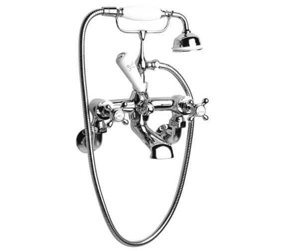 Hudson Reed Topaz Wall Mounted Bath Shower Mixer Tap - BC304DXWM