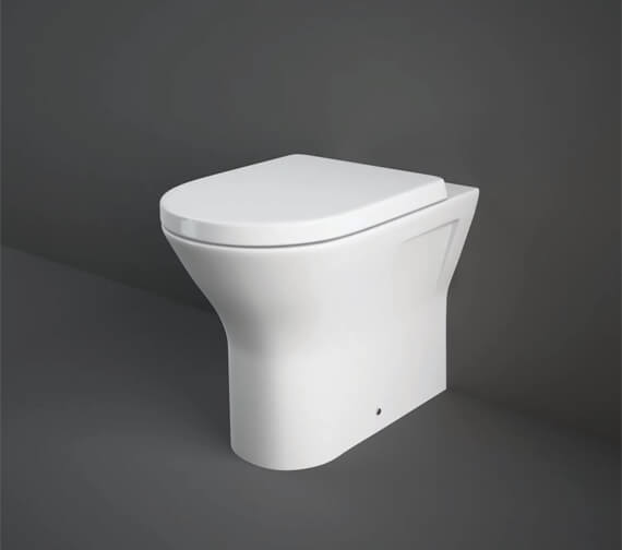 RAK Resort 425mm Comfort Height Back To Wall Rimless WC With Soft Close ...