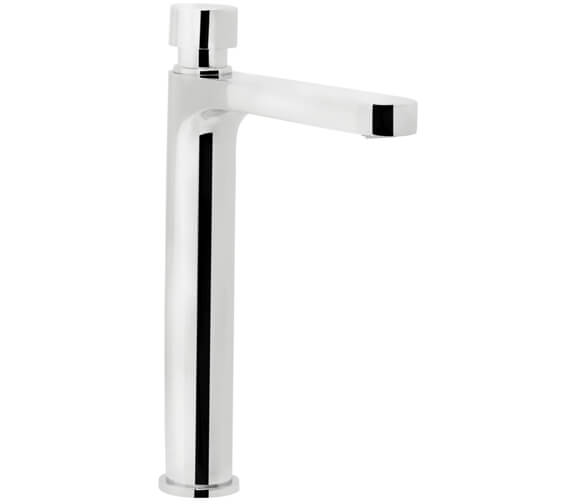 Bristan Commercial Tall Body Chrome Basin Pillar Soft Touch Timed Flow Tap