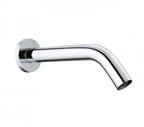 RAK Compact Commercial Wall Mounted Chrome Infra Red Basin Mixer Tap