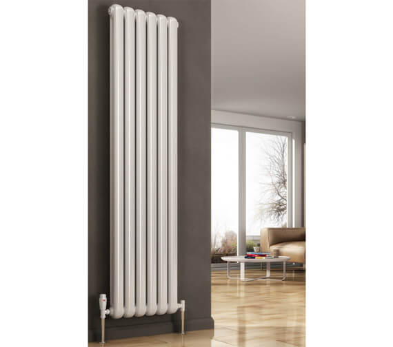 Reina Coneva 1800mm High Vertical Steel Designer Radiator - RND-CNV18030W.