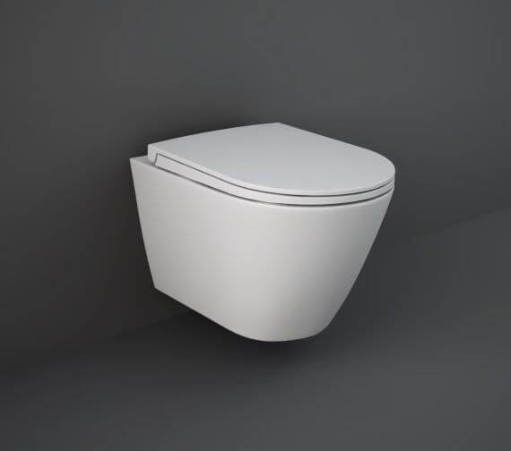 RAK Feeling Rimless Wall-Hung WC Pan And Soft Close Seat