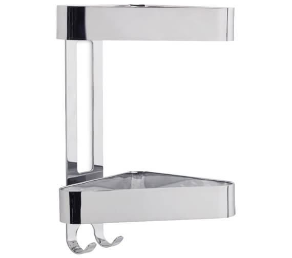 Roper Rhodes Halo Chrome Large Corner Basket - RB40.02.