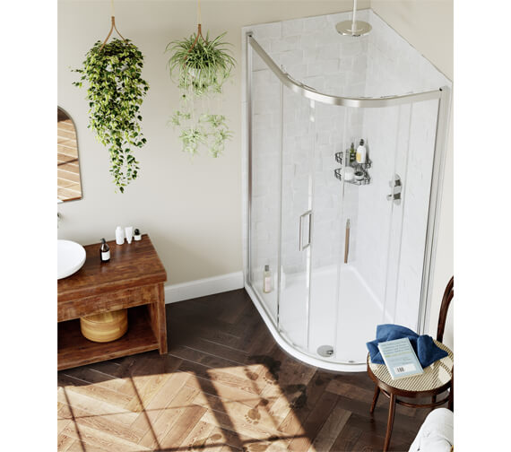 Lakes Coastline Valmiera Quadrant Enclosure 800 X 800mm