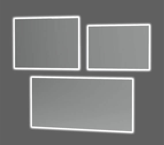 Sensio Glimmer Pro Dimmable Mirror With Diffused LED Border