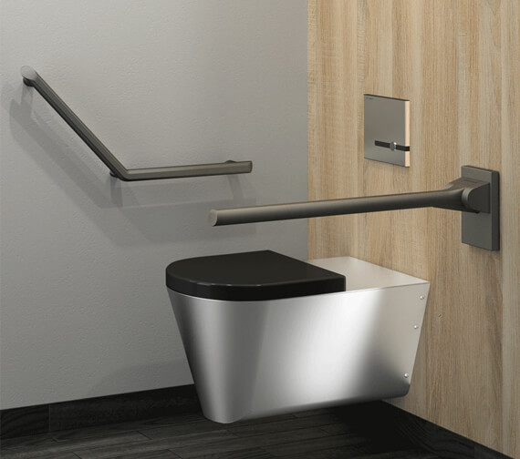 Delabie Be-Line Wall Mounted Removable Drop Down Rail