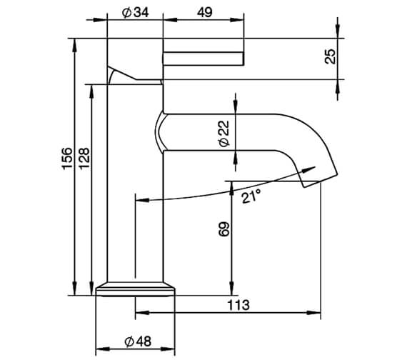 Roper Rhodes Craft Single Lever Basin Mixer Tap Chrome With Click Waste ...