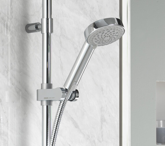 Aqualisa Quartz Chrome Touch Digital Shower Set With Bath Filler
