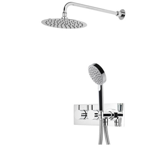 Roper Rhodes Event Round Dual Function Shower Set Chrome With Head and ...