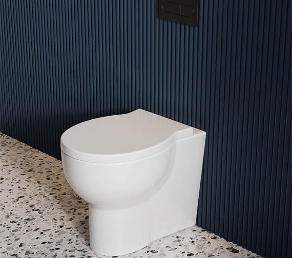 Britton Trim Back To Wall WC Pan With Soft Close Seat - TRIM.003