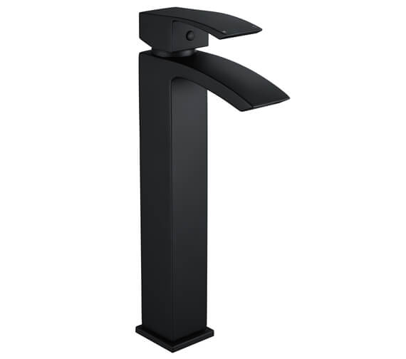 Aqua Edition Onyx Matt Black Basin Mixer Tap - BIQONY10