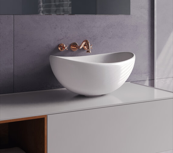 RAK Shell White Sit On Basin - SHELBAS
