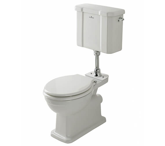 Bayswater Victrion Low-Level WC Pan With Cistern And Flush Pipe Kit ...