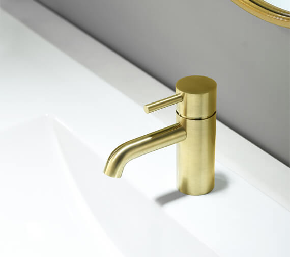 Aqua Edition Mineral Mini Mono Basin Mixer Tap With Waste