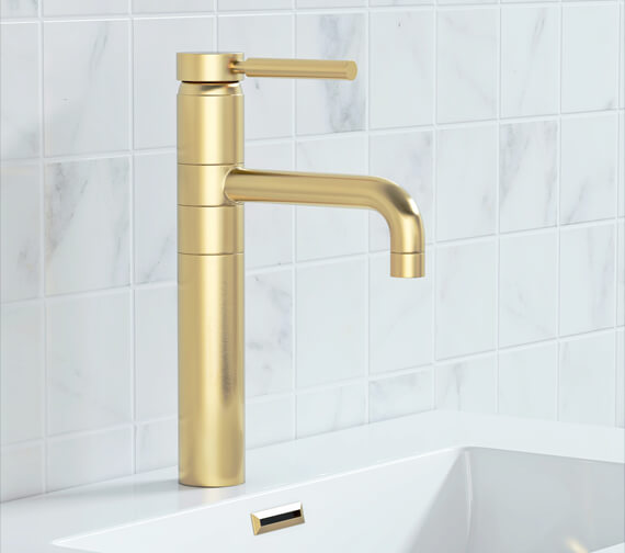 Hudson Reed Tec Single Lever High Rise Mono Basin Mixer Tap - PK370.