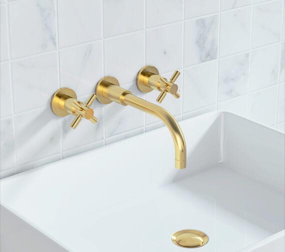 Hudson Reed Tec Wall Mounted Basin Mixer Tap - TEL317.