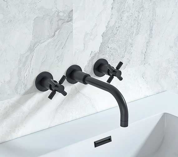 Hudson Reed Tec Wall Mounted Basin Mixer Tap - TEL317.