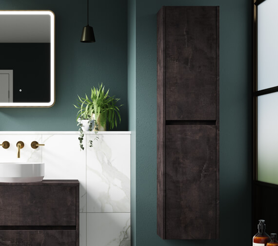 Hudson Reed Havana 350 x 1433mm Two Door Tall Boy Unit - NPH2362.