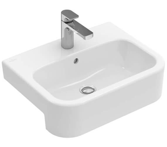 Villeroy And Boch Architectura 550mm x 430mm White Alpin Semi-Recessed ...