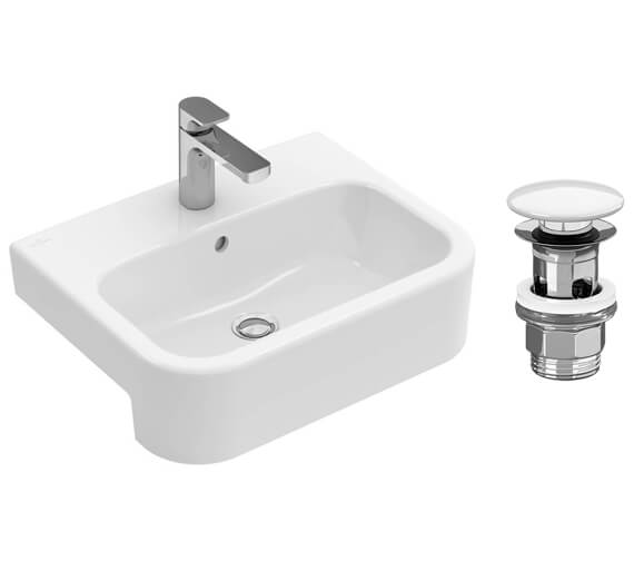 Villeroy And Boch Architectura 550mm x 430mm White Alpin Semi-Recessed ...