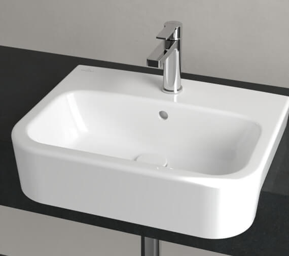 Villeroy And Boch Architectura 550mm x 430mm White Alpin Semi-Recessed ...