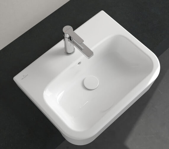 Villeroy And Boch Architectura 550mm x 430mm White Alpin Semi-Recessed ...
