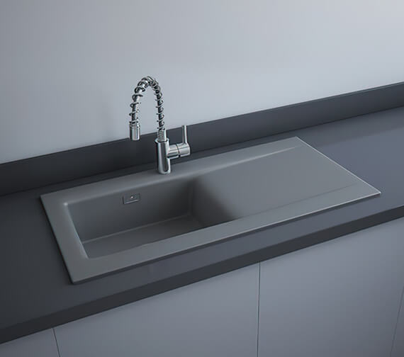 RAK Dream-2 One Bowl Kitchen Sink With Reversible Drainer 1010 x 510mm