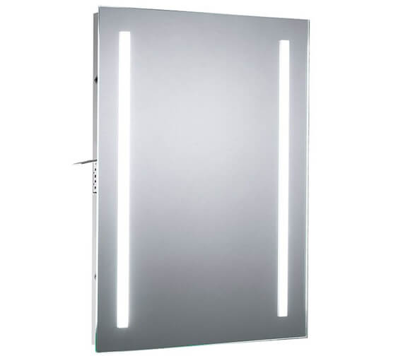 Sensio Kai Plus 500 x 700mm Diffused Slimline LED Mirror With Shaver Socket