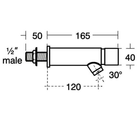 Armitage Shanks Avon Push Button Self Closing Bib Tap Heavy Duty | S7241AA