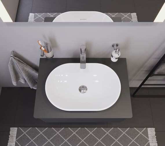 Duravit D-Neo 600mm Wide Oval Countertop Basin