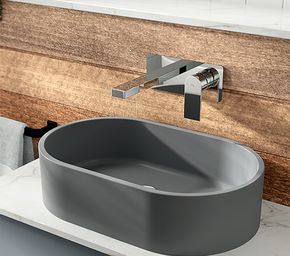 Hudson Reed 565 x 350mm Oval Countertop Vessel Basin - NBV369