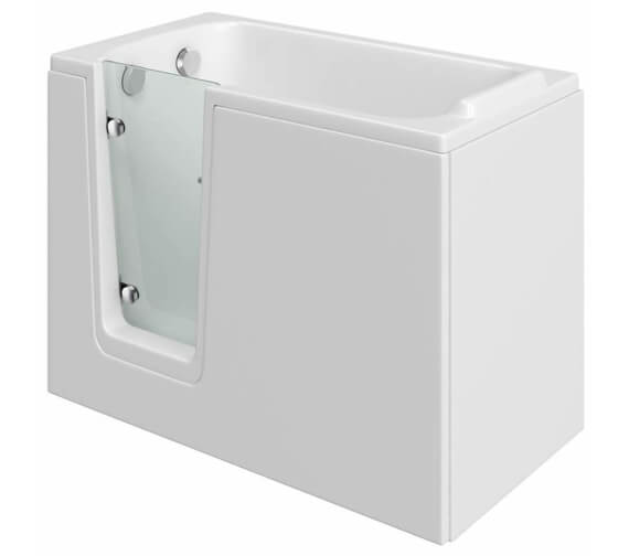 Trojan Comfort 1210 x 650mm Easy Access Deep Soak Bath White - B001914