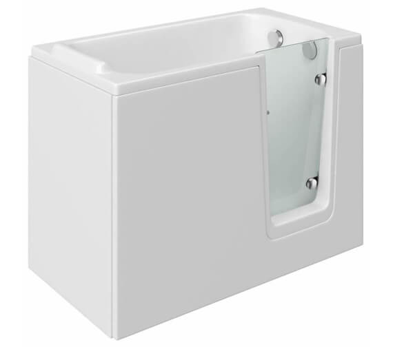 Trojan Comfort 1210 x 650mm Easy Access Deep Soak Bath White - B001914