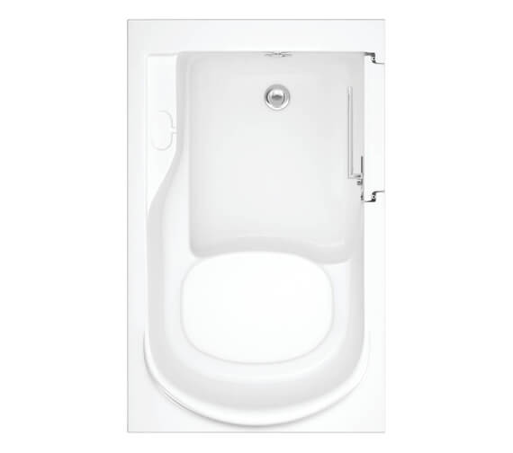 Trojan Freedom Mini 1060 x 660mm Easy Access Walk In Bath White