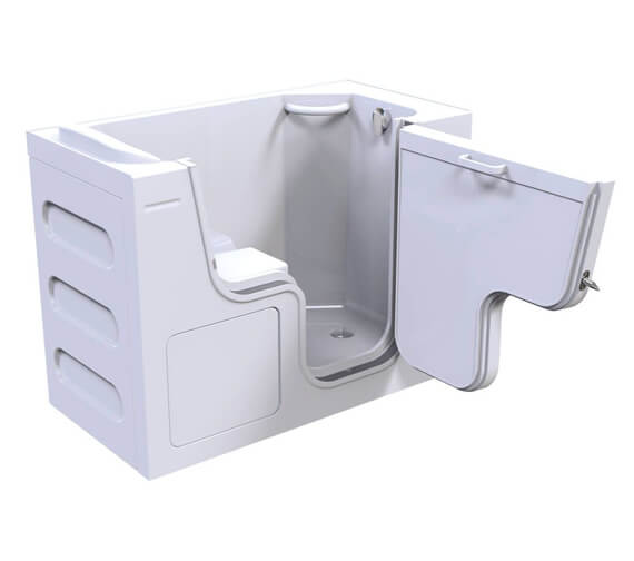 Trojan Serenity 1300 x 660mm Easy Access Walk In Bath White - B002555