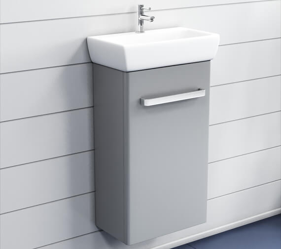 Geberit Selnova Compact 348 x 252mm Small Projection 1 Door Cabinet ...