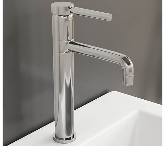 Hudson Reed Tec Single Lever High Rise Mono Basin Mixer Tap - PK370.