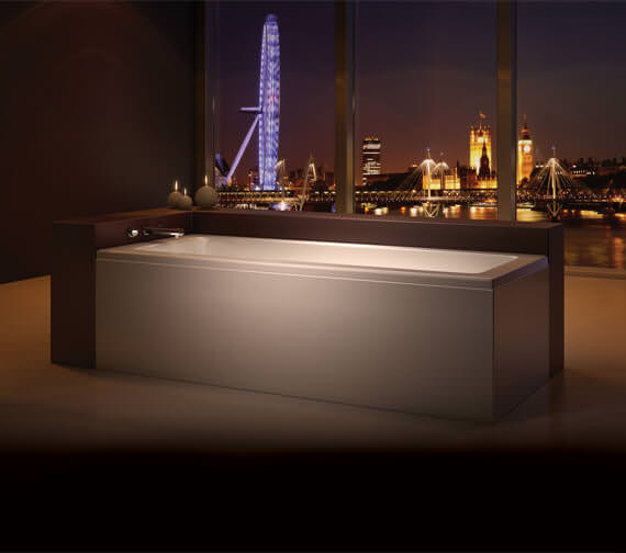 Trojan Solarna 1800 x 800mm Single Ended Encapsulated Baseboard Bath ...