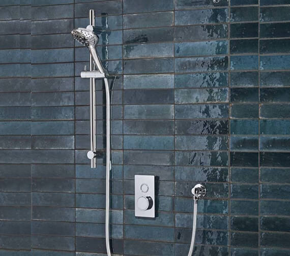 Tavistock Axiom Single Function Push Button Valve With Riser Rail And ...