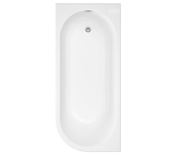 Trojan J Shape Single Ended Encapsulated Bath White - B002363