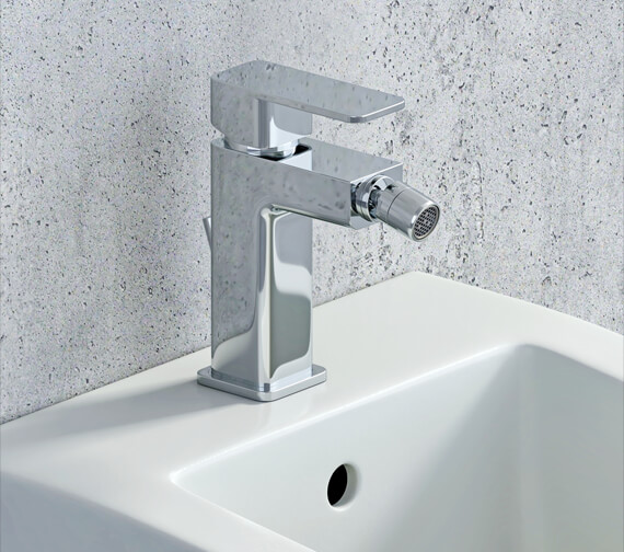 Vado Phase Chrome Mono Bidet Mixer Tap With Pop-Up Waste