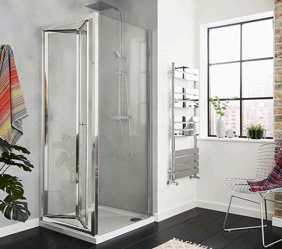Kartell K-Vit KV6 1850mm High Bi-Fold Shower Door