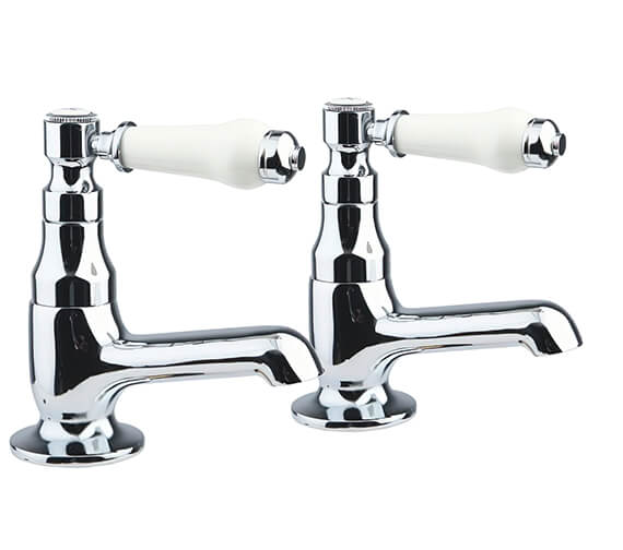 Holborn Lever Chrome Pair Of Bath Taps|BIQHL05